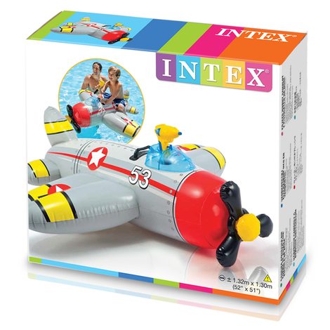 Intex - MONTABLE AVIÓN P/ALBERCA – MirsaDiverti